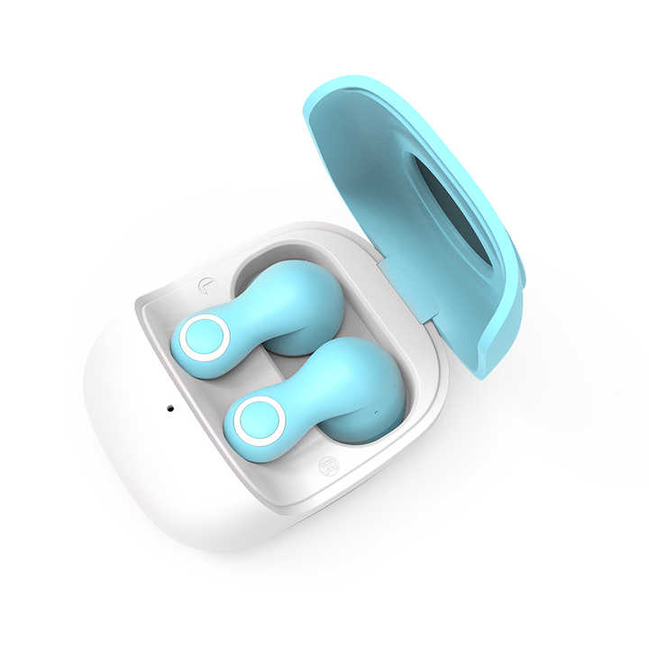 Factory New 2025 Mini TWS Earbuds Light Blue Semi-In Ear Design ...