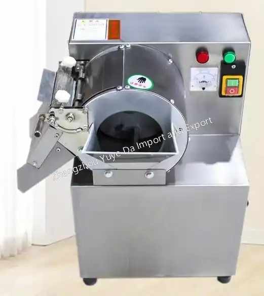 Cassava Wedges Cutting Electric Chips Machine Commercial Potato Onion ...