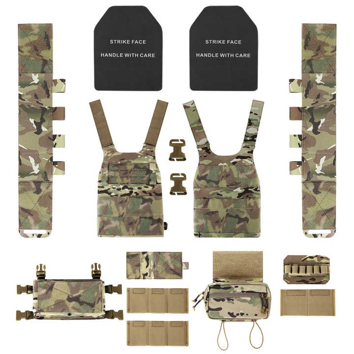 KRYDEX Tactical Vest - Ultimate Chest Rig & Plate Carrier