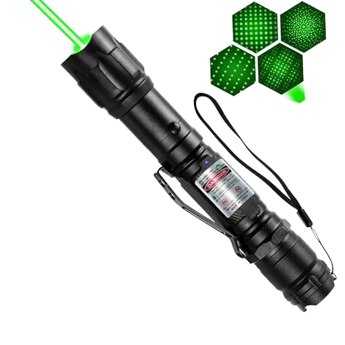 High Power Rechargeable Laser Pointer - Green, Red, Purple
