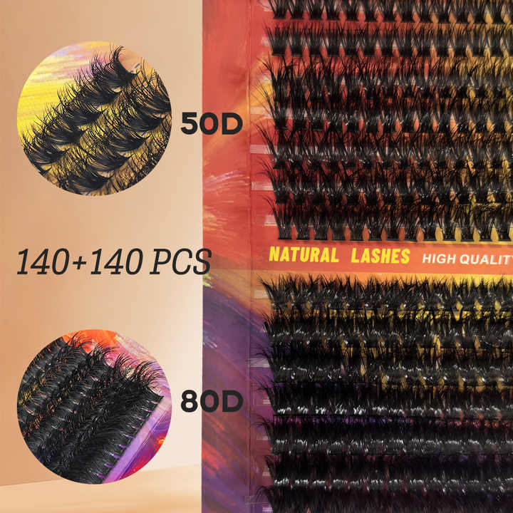 Matsukawa Lash Clusters Kit Custom Logo Wholesale 50d 80d Cluster ...