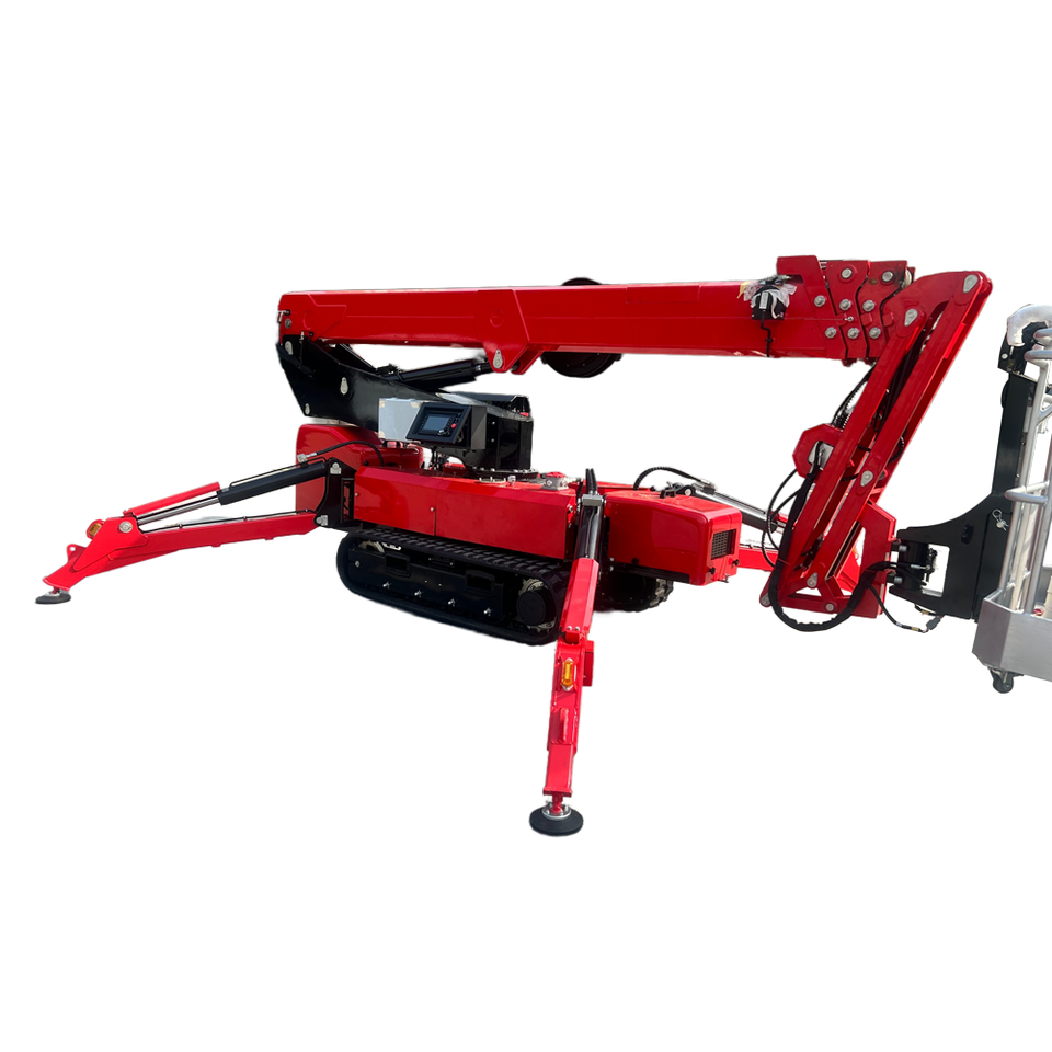 Electric Steel Hydraulic Spider Lift 12m 16m Cable Sling 300kg Load ...