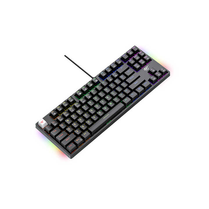 Havit KB890L Mechanic Gamer Keyboard 87Keys Wired Rgb Mechanical Gaming ...