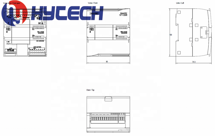 Siemens S7-1200 CPU 1212C PLC Controller - Compact & Reliable