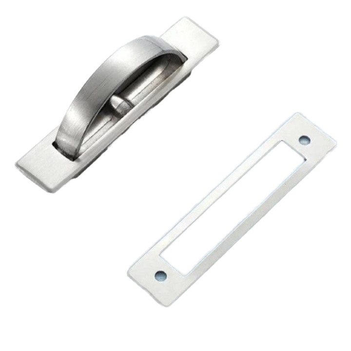 Modern Simple Black Tatami Embedded Cabinet Door Minimalist Invisible ...