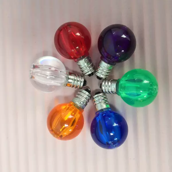 Holiday lighting E12 G30 LED Transparent smooth Replacement Bulb for ...