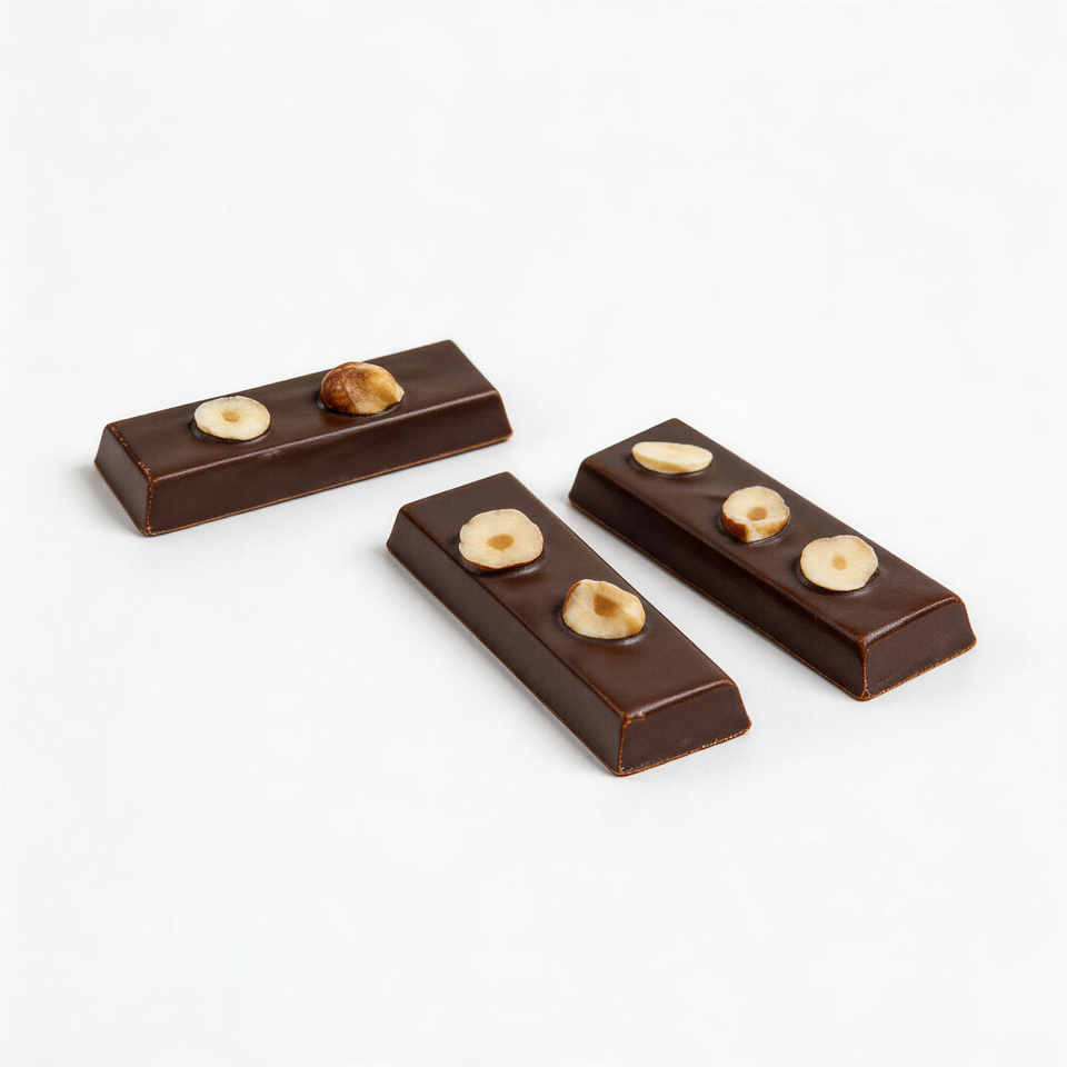 Dark Chocolate Hazelnut Hammer Chocolate Crispy Nut Block Candy for ...