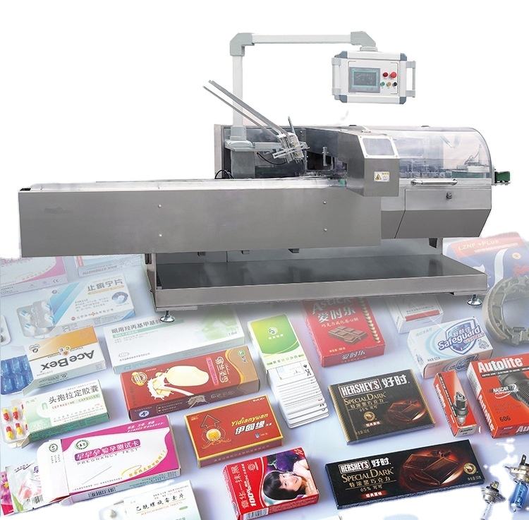 Automatic Electric Small Box Packaging Line Servo Motor Case Folding ...