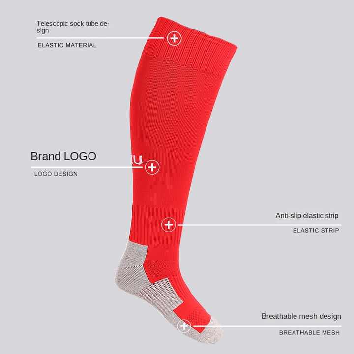 Wholesale High Quality Men's Sports Compression Socks Long Tube Football Running Training Socks ...