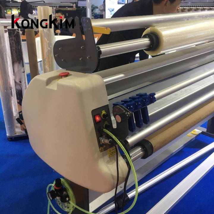 Kongkim 1.6m Thermal Vinyl Lamination Film Machine 4ft 5ft Durable pp ...