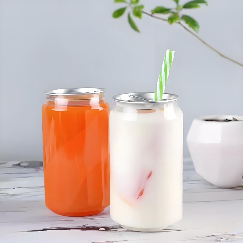 Disposable Custom Logo Transparent Cans - Perfect for Beverages