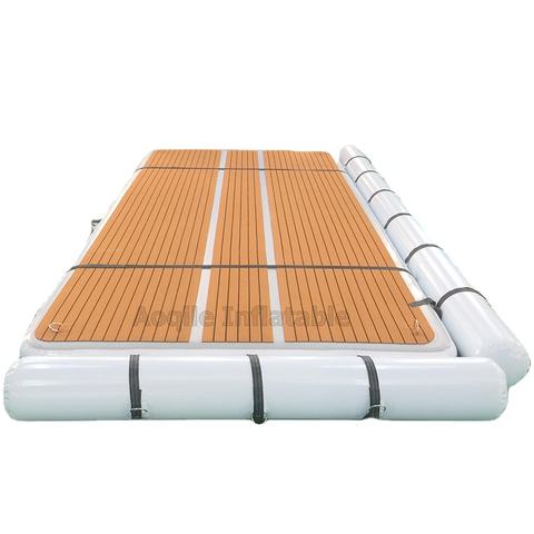 Beach Bar Bana Commercial Inflatable Floating Dock Platform With Tent ...