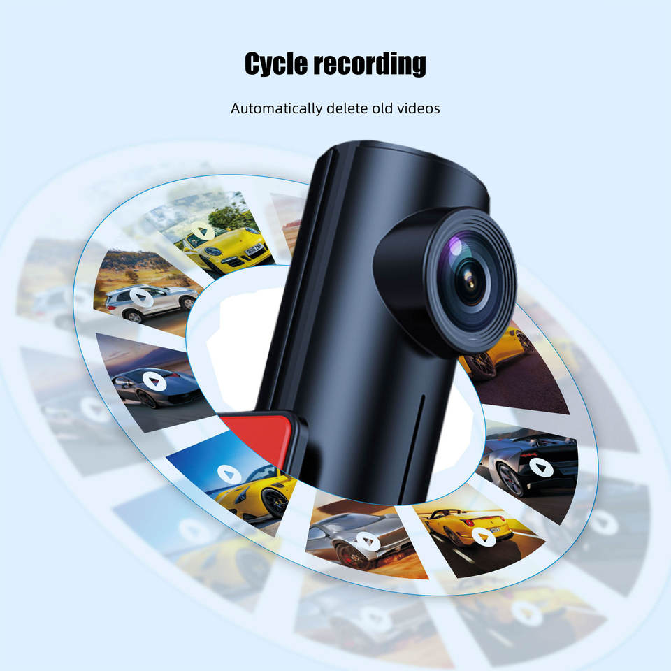 Lancol WIFI DashCam 140 FOV F2.0 Aperture Dual Lens 2160P W/Motion ...