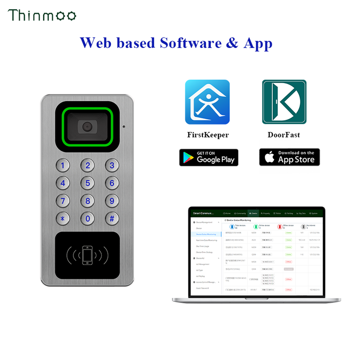 Thinmoo Smart QR Code Scanner - Waterproof & Remote Control