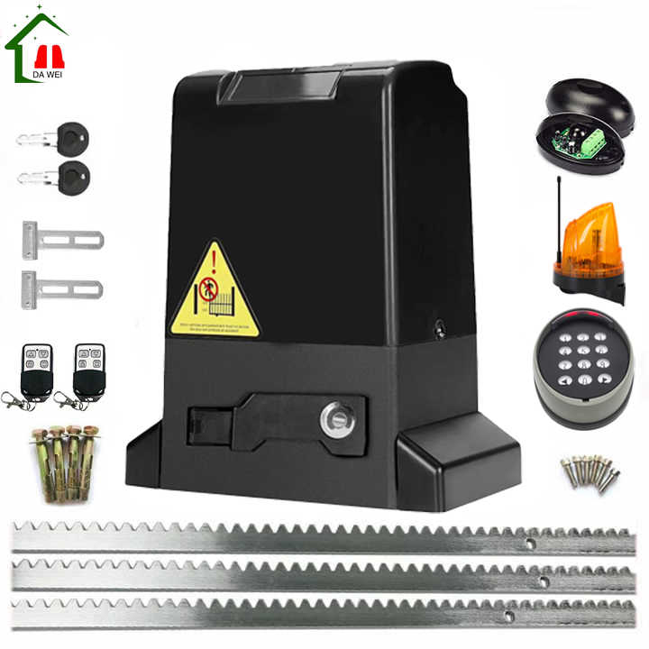 Heavy Duty 500KG Electric Sliding Gate Door Opener Motor Engine With 4m ...