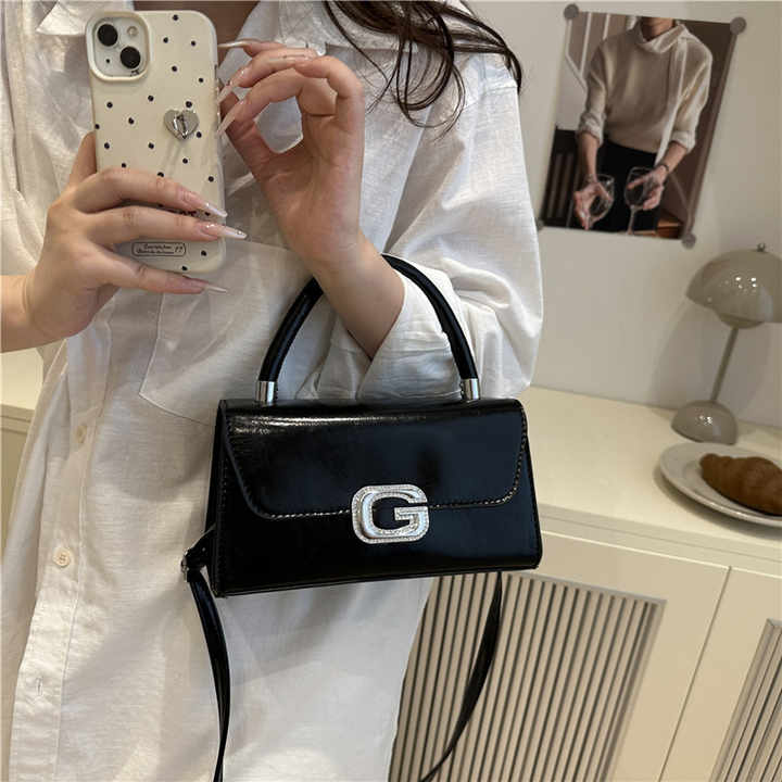 Fashionable Korean Version Hand-Held Small Square PU Shoulder Bag ...
