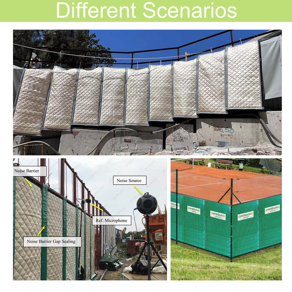 OEM Recyclable Noise Barriers Multi Layer Composite Portable Hanging ...