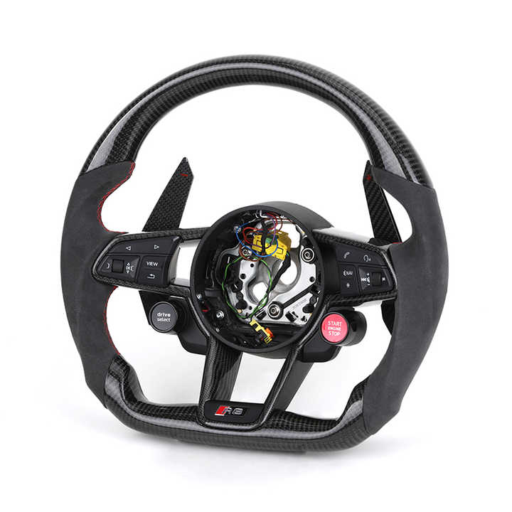 R8 Steering Wheel for Audi A4 A5 A6 A7 RS3 RS6 RS7 C7 C8 B9 B9.5