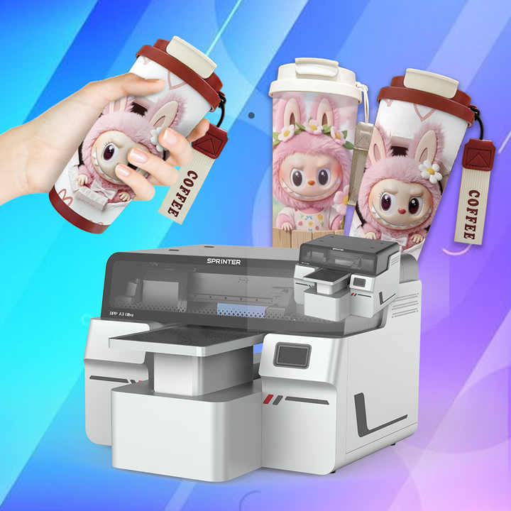 SPRINTER Desktop UV Flatbed Printer DPP-A3 Ultra with Single Printhead ...