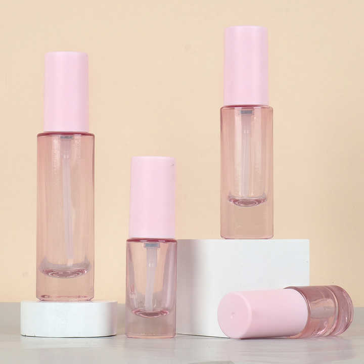 Pink 5ml Emulsion Bottle Thick-bottomed Essence Sample Bottle Glass ...