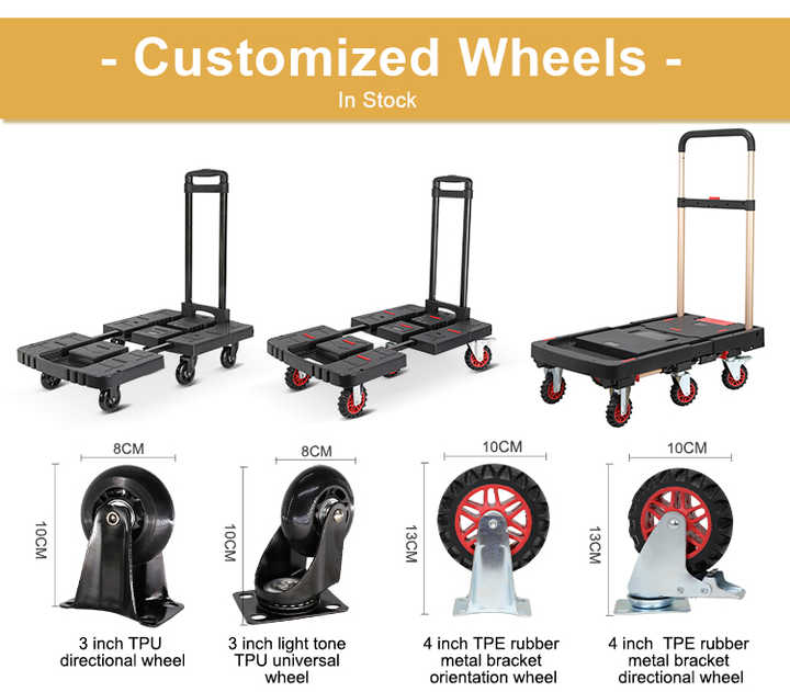 New Designlabor-saving Trolley Foldable Hand Trolley Folding Heavy Duty ...