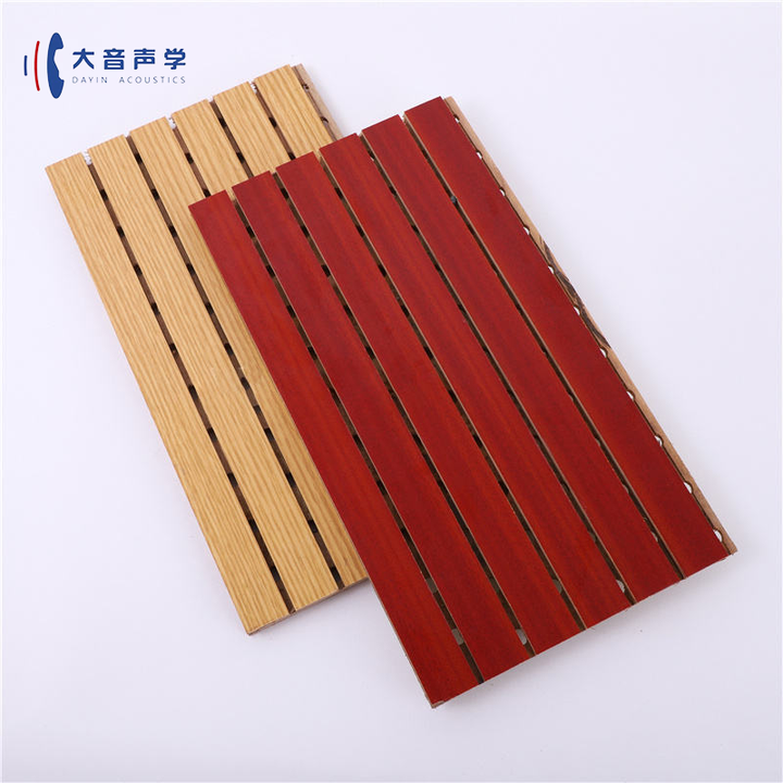 Dayin Waterproof Board Absorption-Diffuse Oak Solid Wood Wooden Groove ...