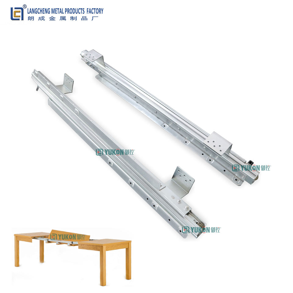 LANGCHENG Heavy-Duty Extendable Sliding Dining Table Mechanisms
