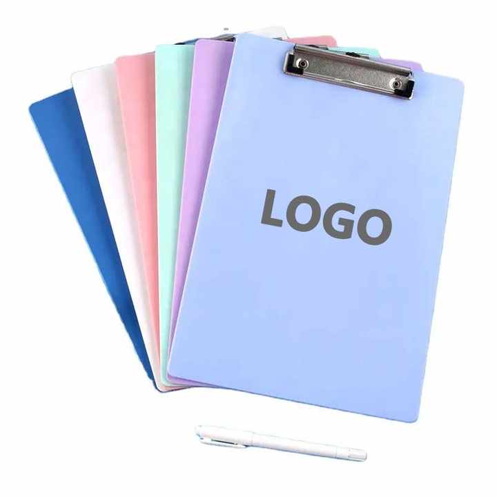 Custom Logo Promotion Plastic Clipboard - ZHI QUAN Brand