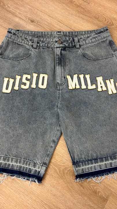 Topshow DENIM Custom Baggy Jorts - Double Knee Cargo Shorts