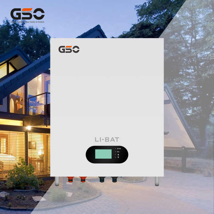 GSO Powerwall 24v 48v 51.2v 100ah 200ah Energy Storage Battery