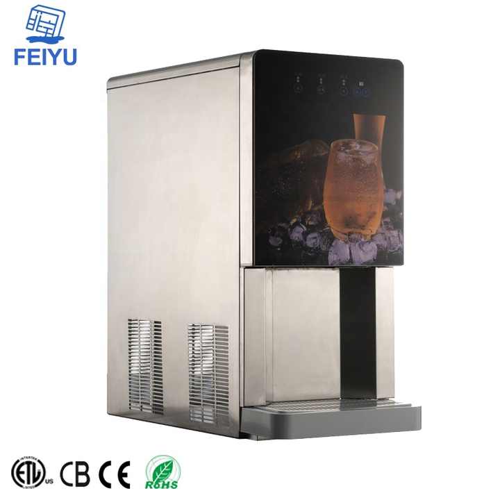 Commercial Countertop Ice Dispenser 120kg/day Automatic Energy-Saving ...