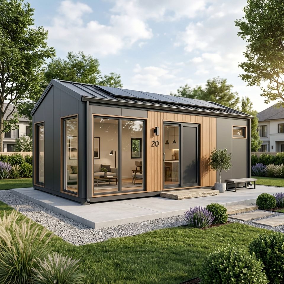 Prefab Container Living House for Temporary Accommodation and Overseas ...