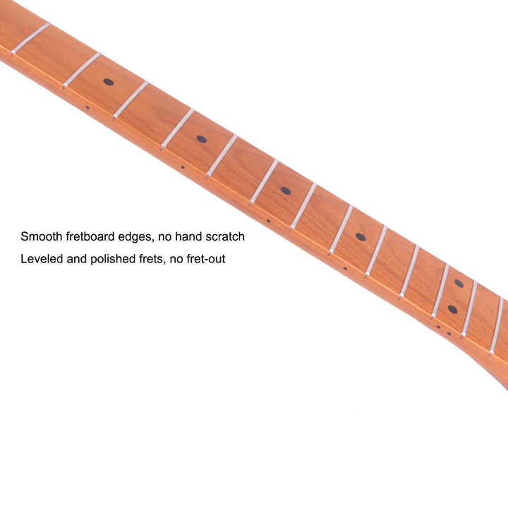 ST Roasted Maple Neck Guitar with Satin Finish 9.5\" Radius 8 mm Holes ...
