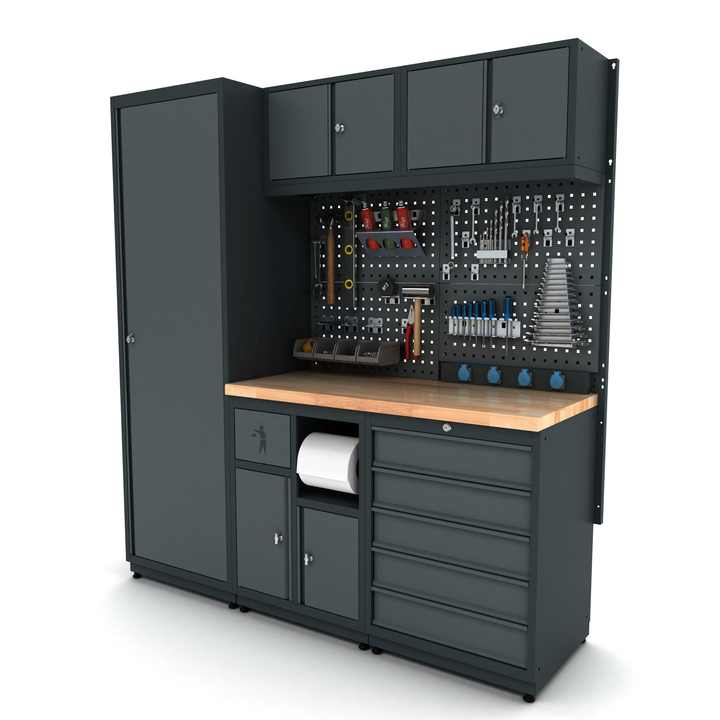 Modular Tool Cabinet System for Mechanic Garages - Bodur