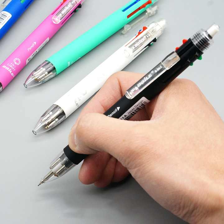 Multicolor Ballpoint Pen - 5 Colors in 1 Multifunctional Pen