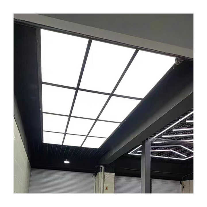 High Luminous Efficiency LED Panel Light Hexagonal Ceiling Detailing ...