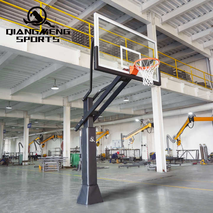 HeIght-adjustable Inground Basketball Hoop Outdoor Basketball Stand ...