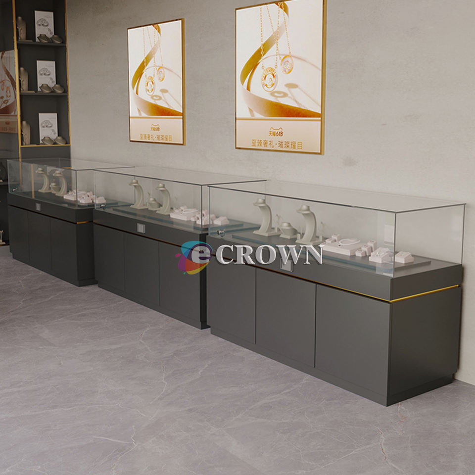 Jewellery Cabinet Mall Shop Jewelry Display showcase Shopping Mall ...