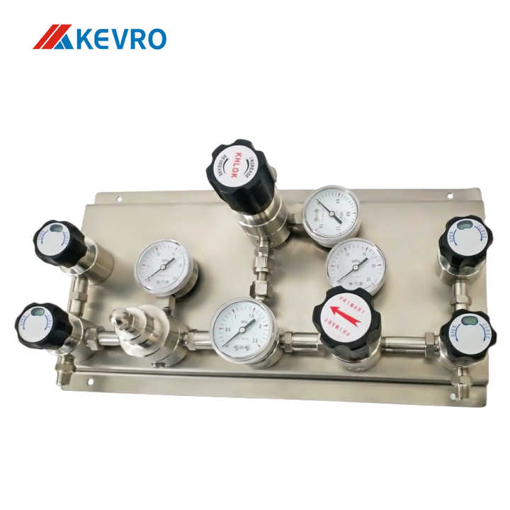 Stainless Steel Semi-Automatic Changeover Panel Gas Manifold System ...