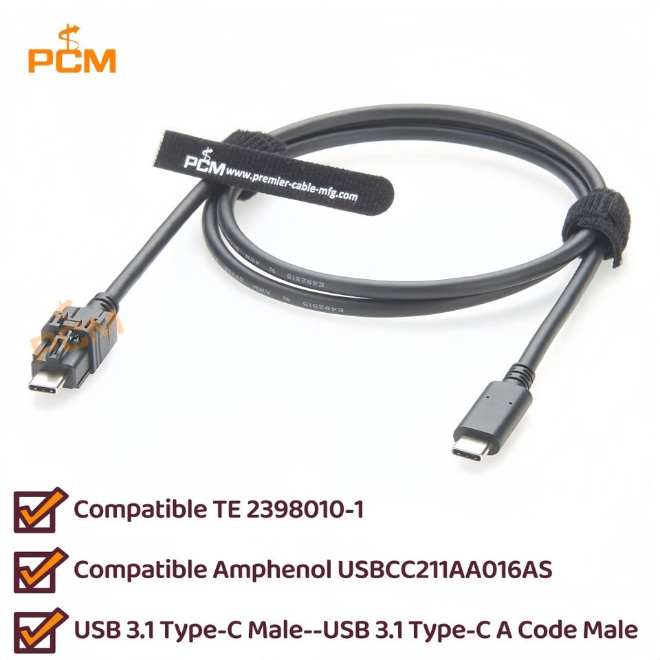 HSAutoLink USB-C Male to Type C Male Automotive High Speed Data Cable ...