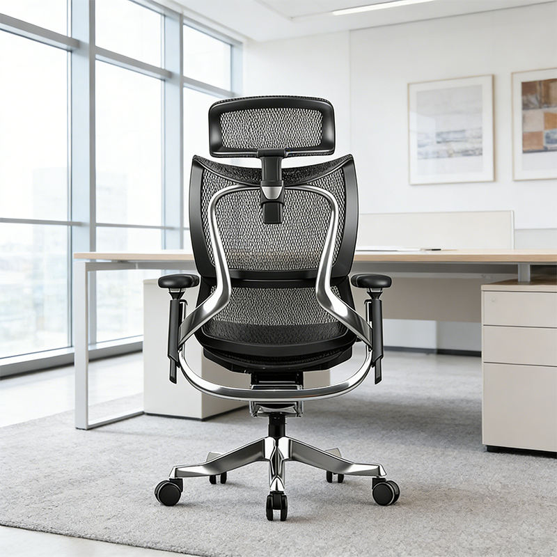 Ergonomic Mesh Executive Office Chair Height Adjustment 3D Adjustable ...