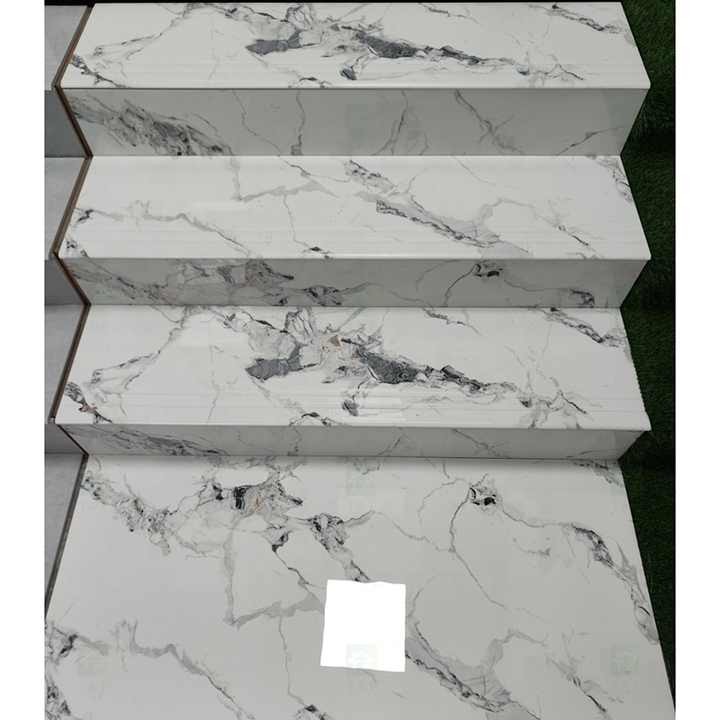 470x1200mm Porcelain Marble Stair Step Tiles - Luxury & Non Slip
