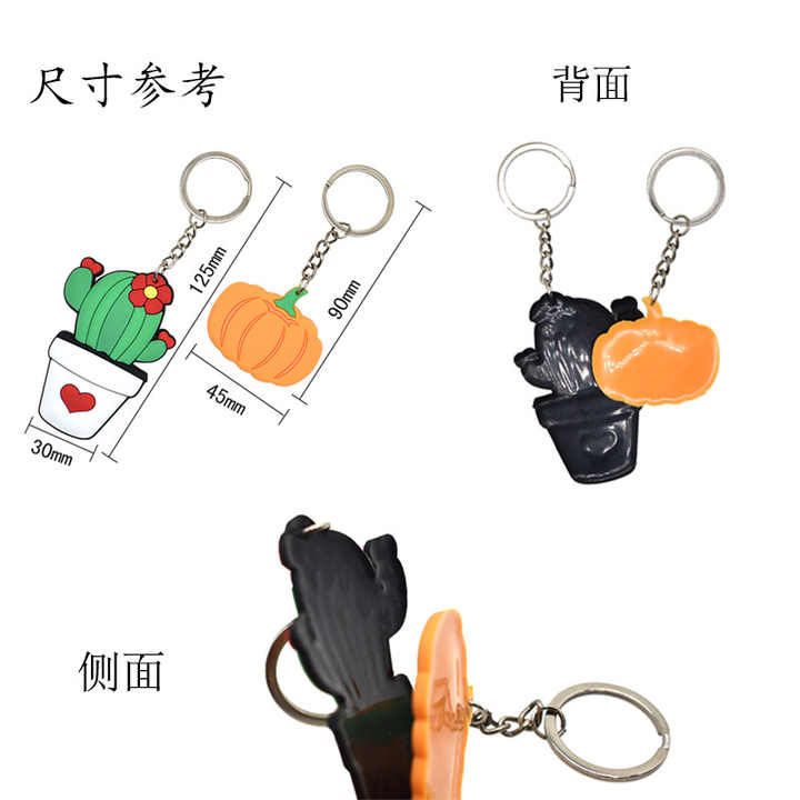 Faith Series DIY Decorative PVC Soft Rubber Keychain Pendant Backpack ...