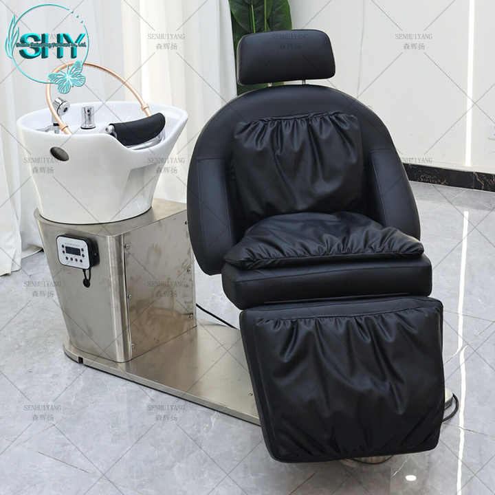 Japanese Head Spa Backwash Shampoo Chair Rotating Massage Shampoo Bed ...