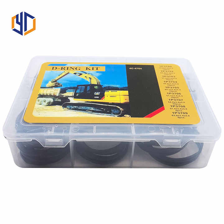 D Ring Kit NBR and Rubber O Ring Box with Heat Resistance Feature Oil ...