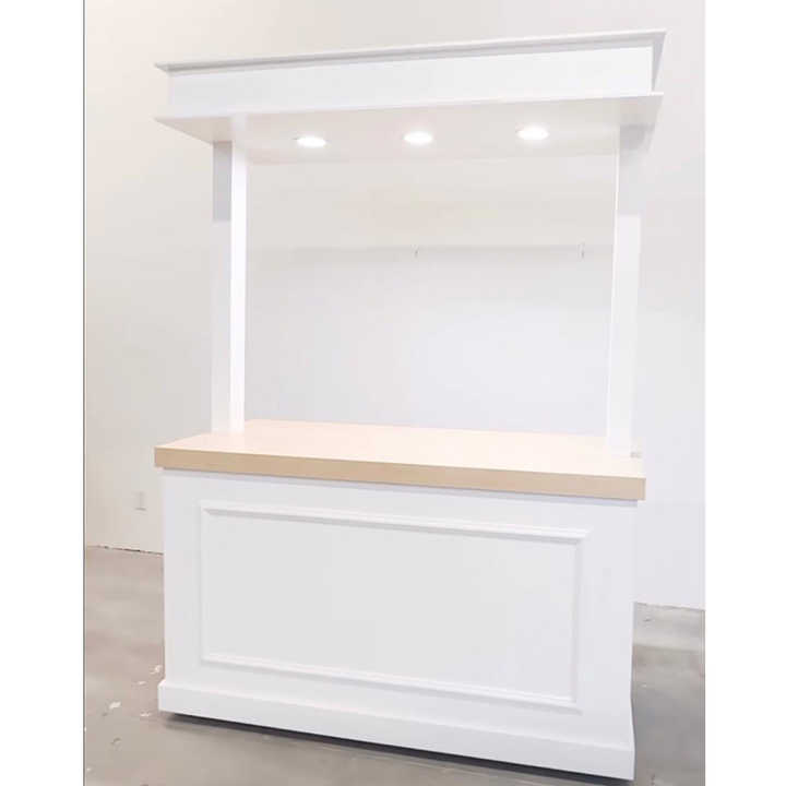 Collapsible Mobile Food Display Cart with Wheels - MARFA