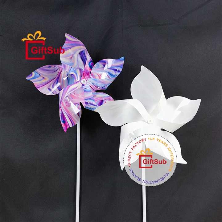 Custom Kids Gifts Outdoor Sublimation PET Plastic Windmill Pinwheel ...