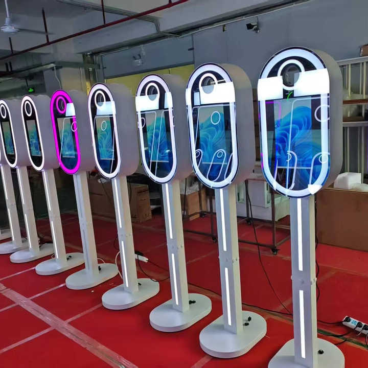 15.6inch Magic Mirror Touch Screen Selfie Photo Mirror Booth Camera and ...