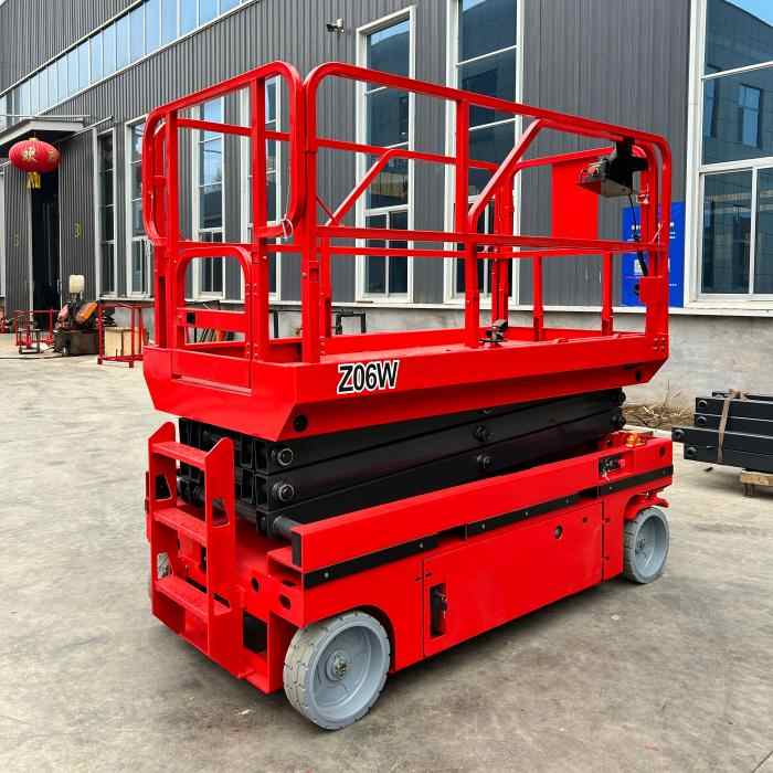 Scissor Platform/6m Wheeled Electric Scissor Lift: Compact, Eco ...