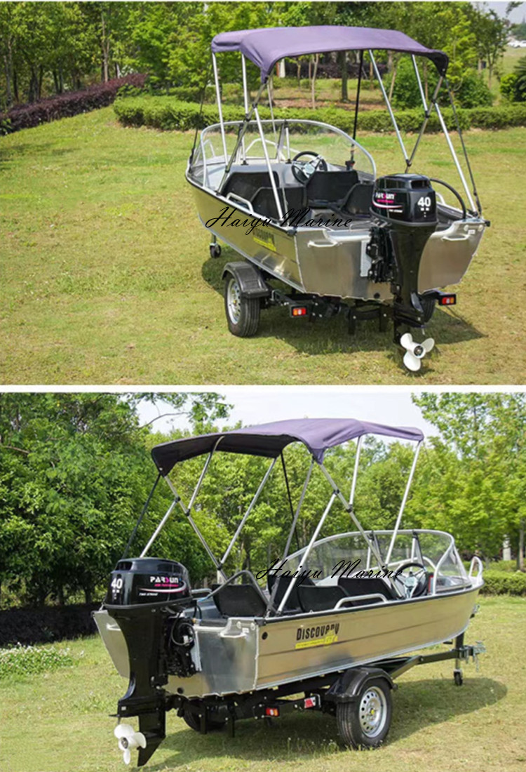 14ft Deep V Bottom Aluminum Fishing Boat - Durable & Versatile